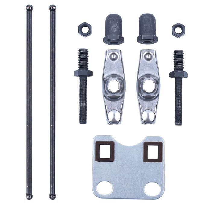 Buy HAISHINE Valve Rocker Arm Stud Push Rod Guide Plate Set for Honda ...