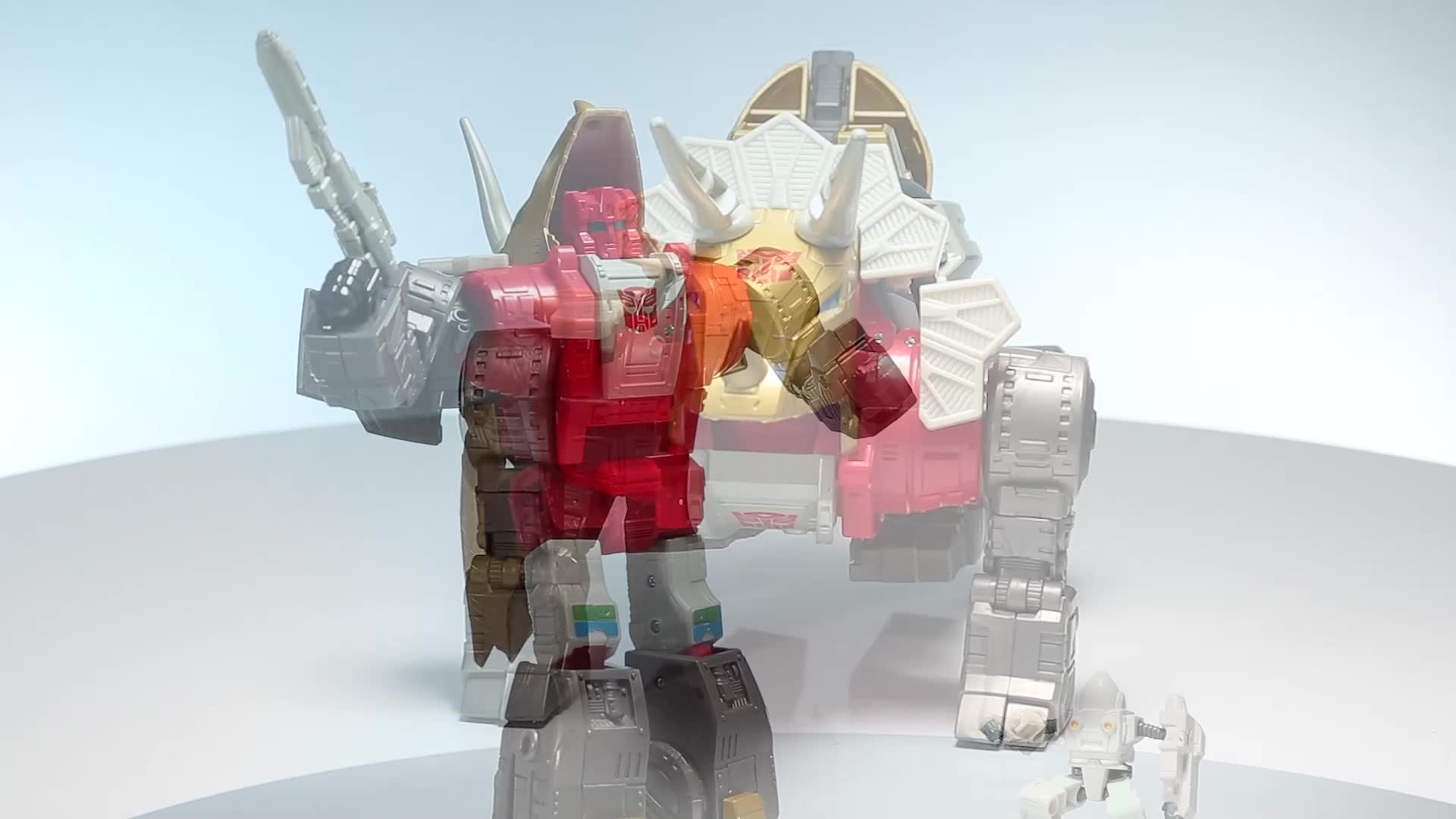 Slag Transformers MS B57 Triceratops Magic Square Toys