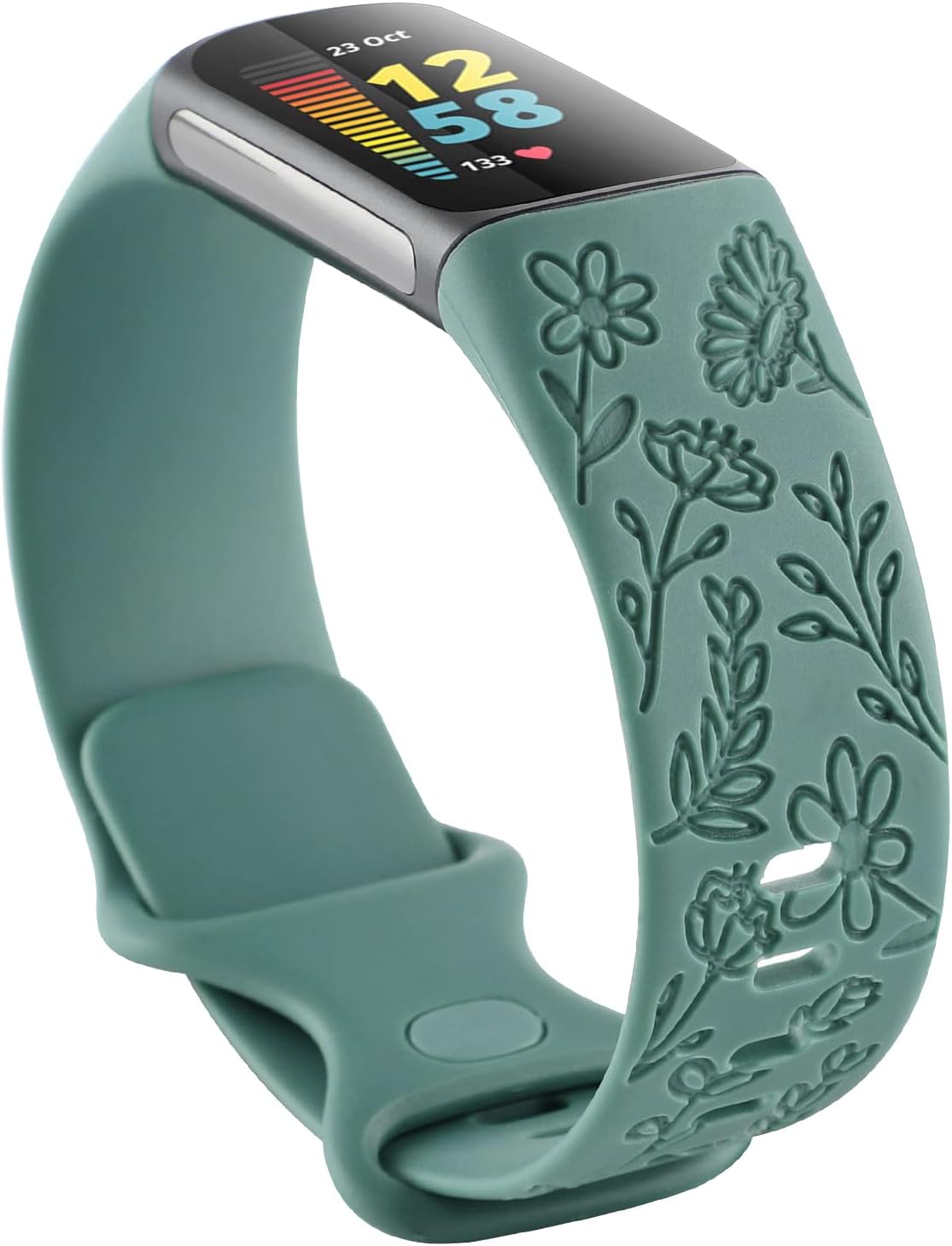 Amazon.com: Fitbit Charge 5 & 6 Infinity Accessory Band, Official ...