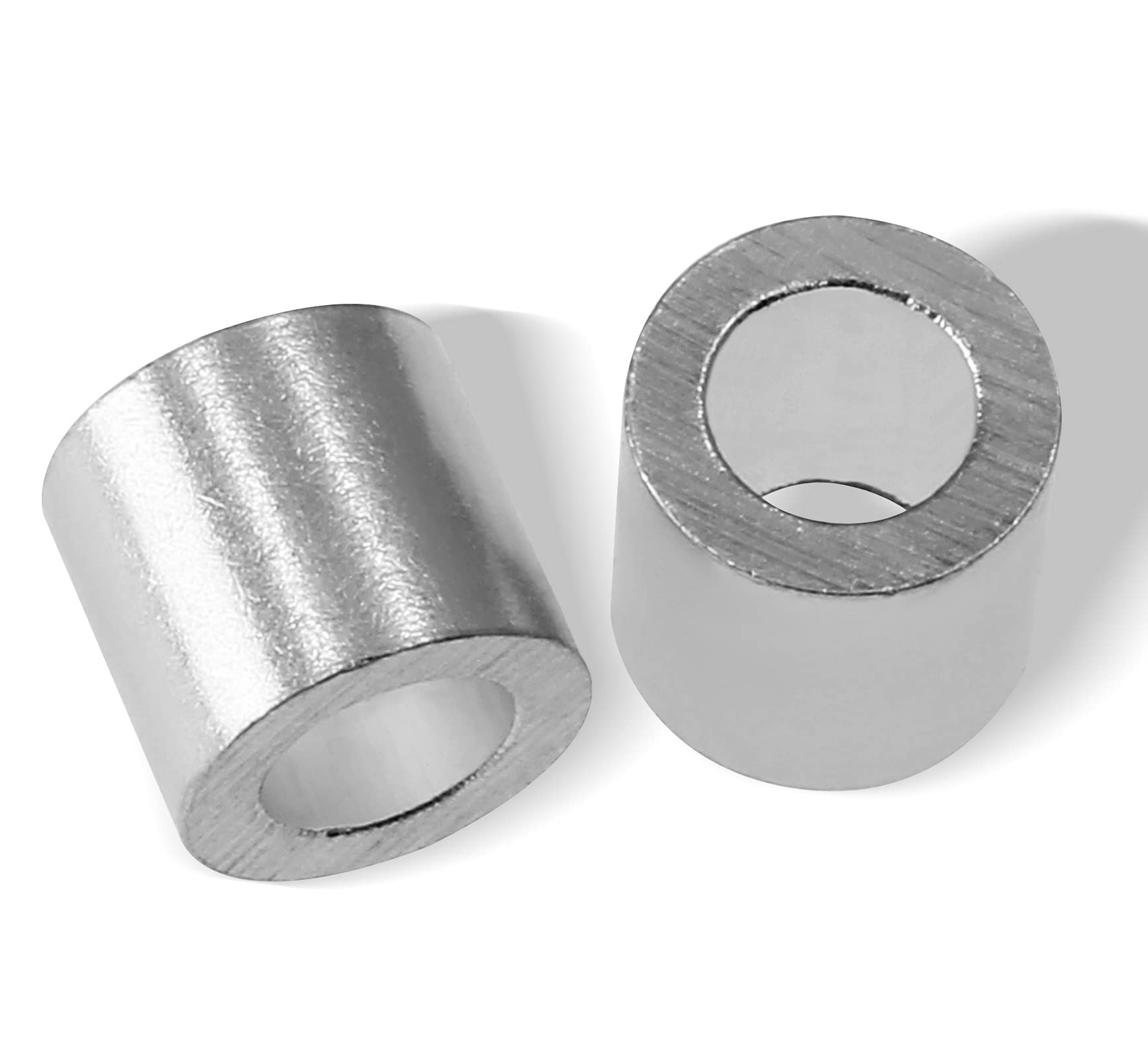 Snapklik.com : PHITUODA 100pcs 1/8 Inch Aluminum Crimping Stop Sleeve ...