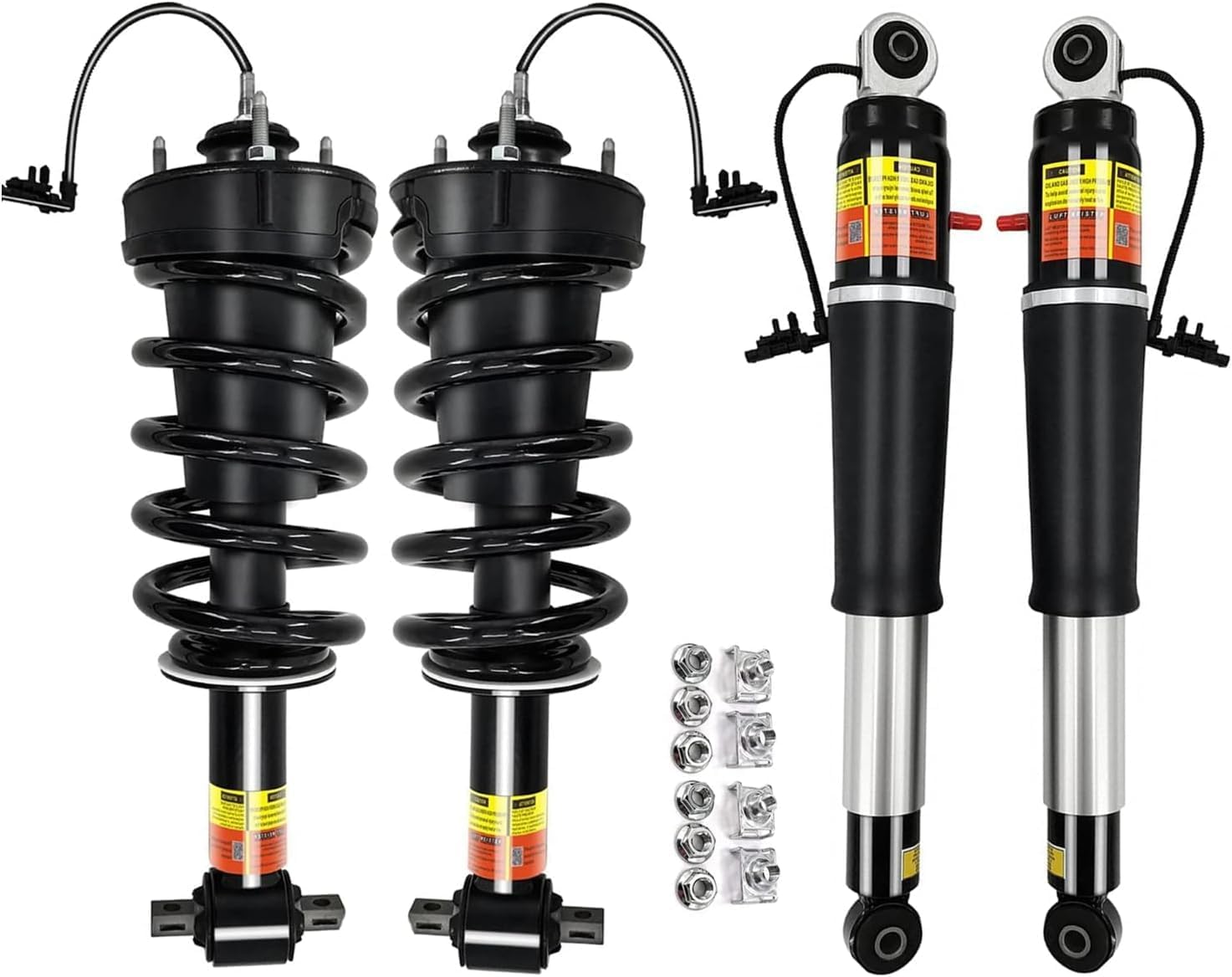 84176631 84176675 4PCS Front & Rear Shocks Struts Assembly Magnetic Ride Control Suspension ...