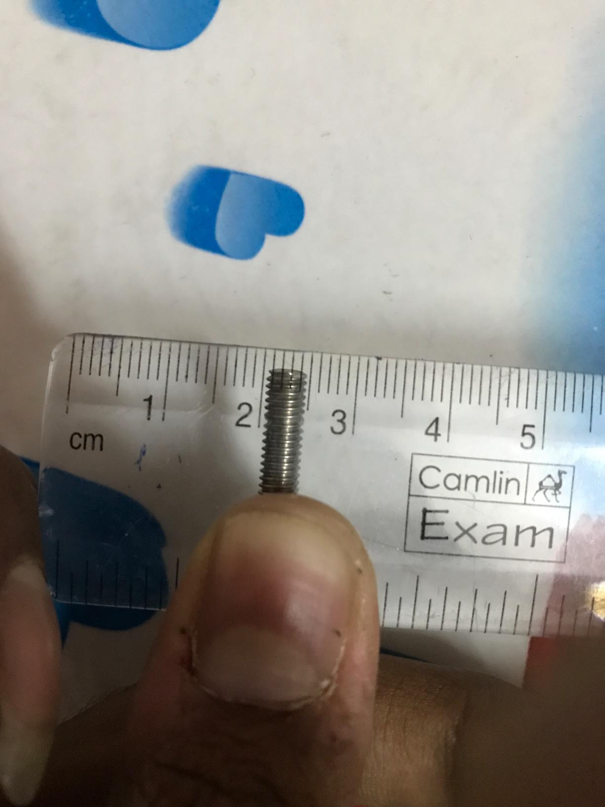 INVENTO 2pcs M5 5mm SS304 Threaded rods 500mm (0.5mtr) Long : Amazon.in ...