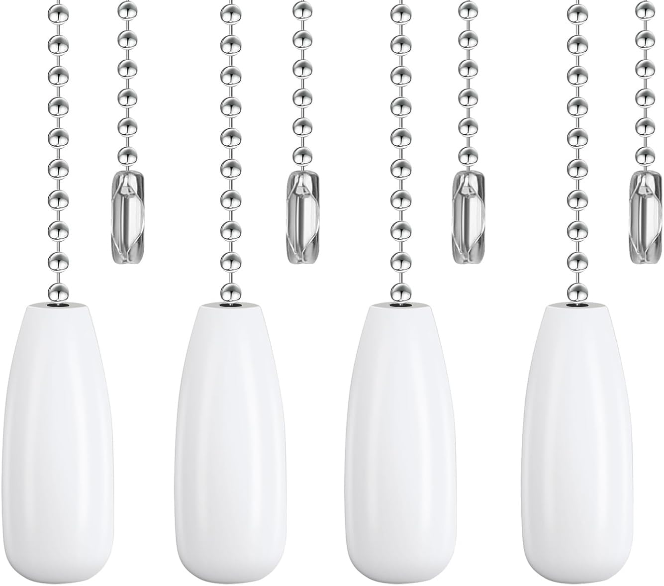 Ceiling Fan Chain Pulls White Wooden Pull Chain Extension for Ceiling ...