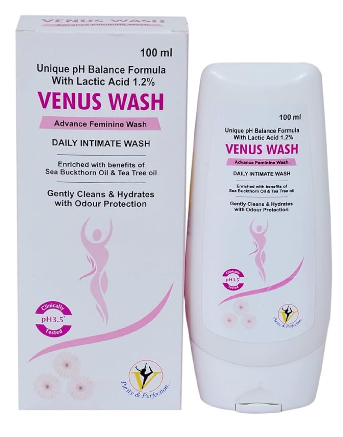 Buy Virgo Healthcare VENUS WASH - Intimate Feminine Hygiene Wash (100ml ...