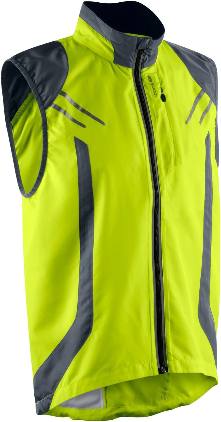 Amazon.com : SUGOi Zap Vest,Super Nova Yellow,Large : Cycling Jackets ...