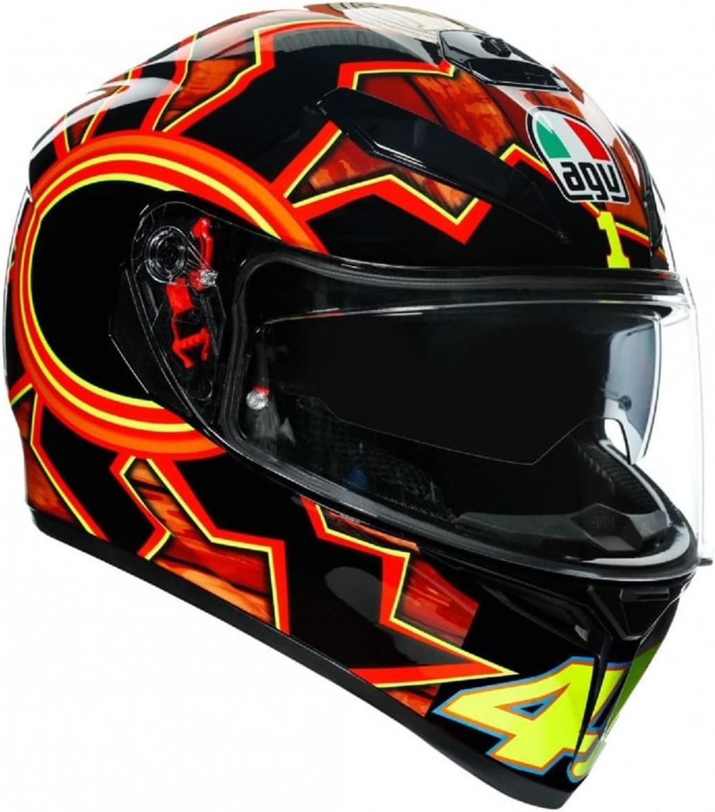 AGV CASCO K3 SV TOP MPLK ML ROSSI MUGELLO 2004, M-L : Amazon.de: Auto ...