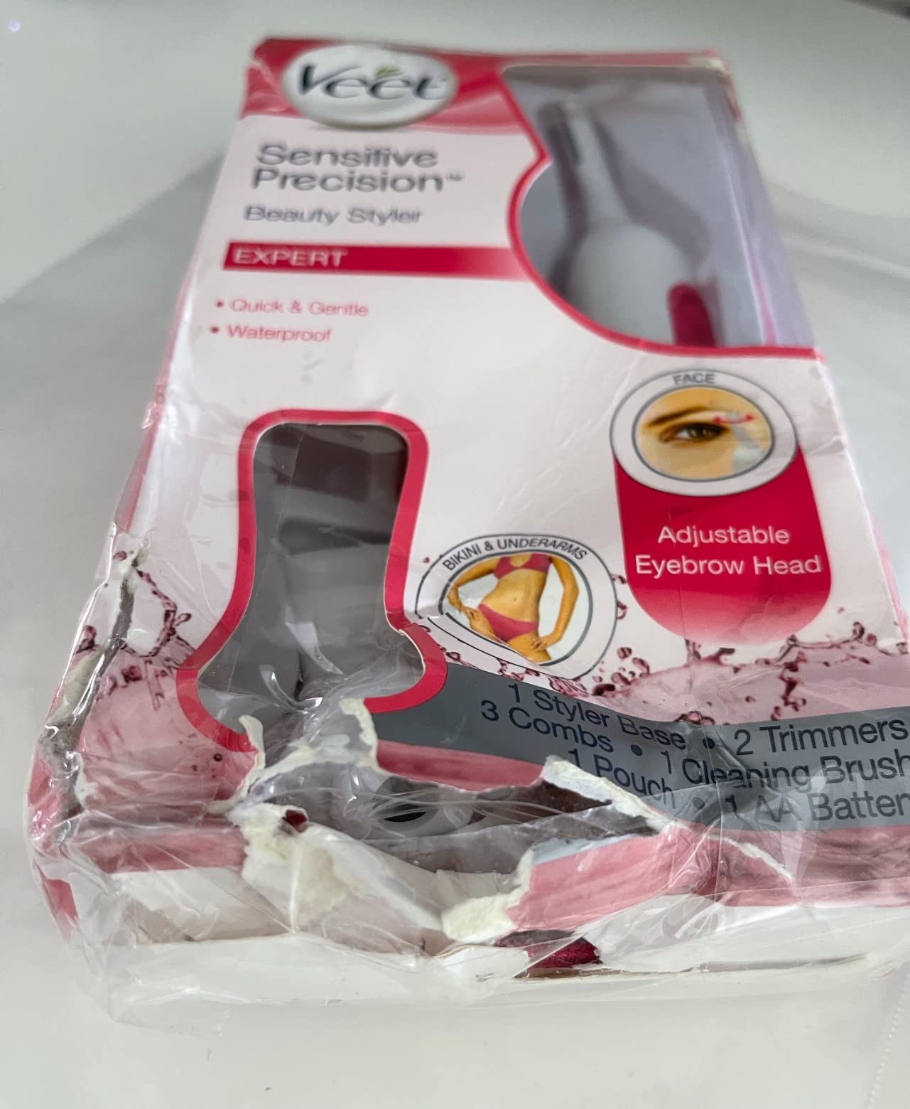 Veet Hair Removal Electric Trimmer – Expert Sensitive Precision Beauty ...