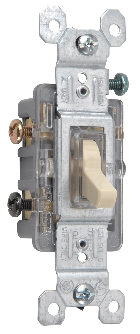 Legrand Pass & Seymour 663ISLCC10 Trademaster 15 Amp 3-Way Illuminated ...