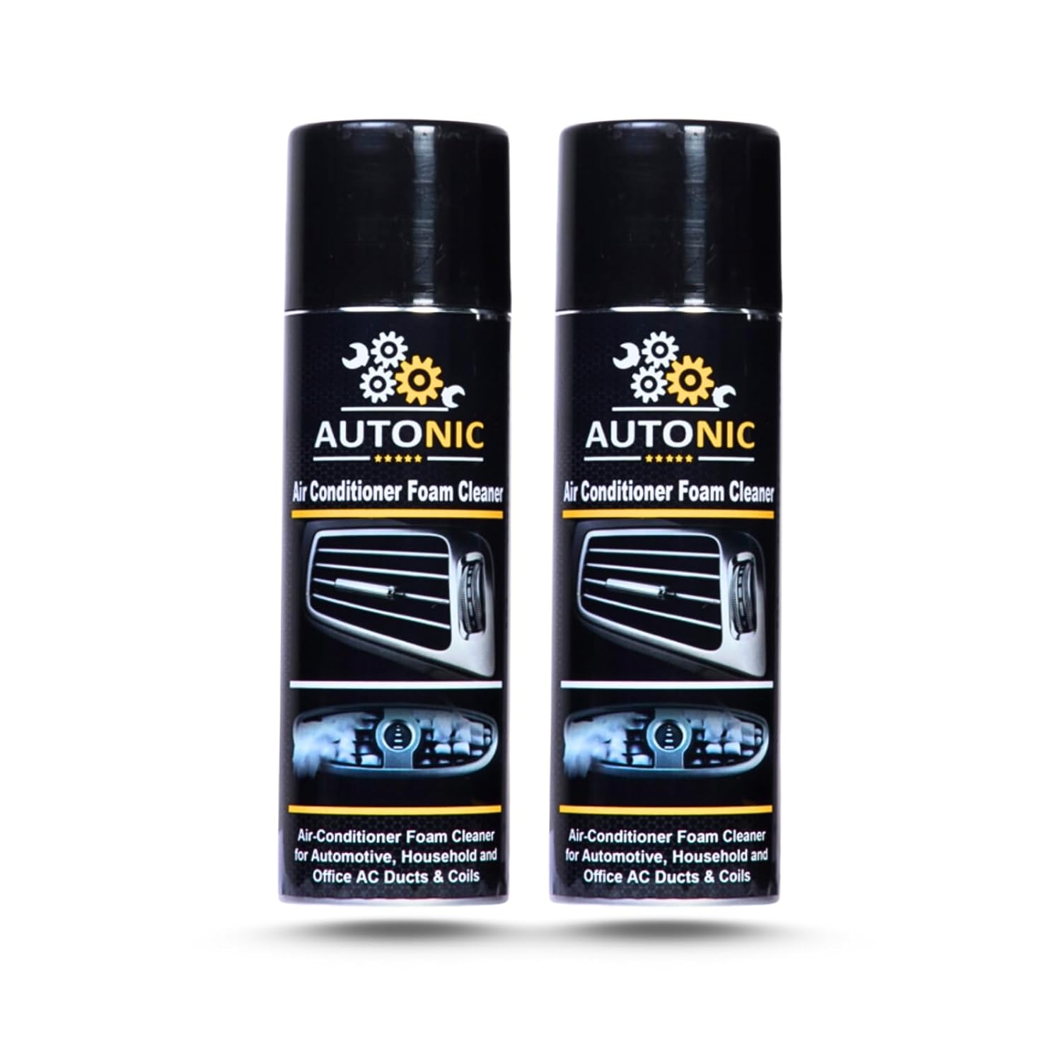 AUTONIC Car AC Vent & Duct Foam Cleaner, Odour Neutralizer Spray (Pack ...