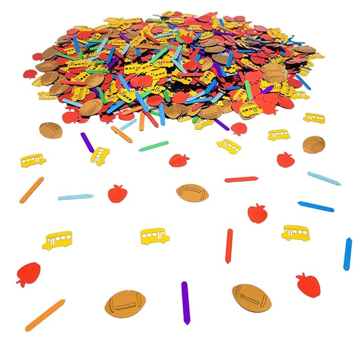 Buy Back to School Theme Confetti for Classroom Pre School ...