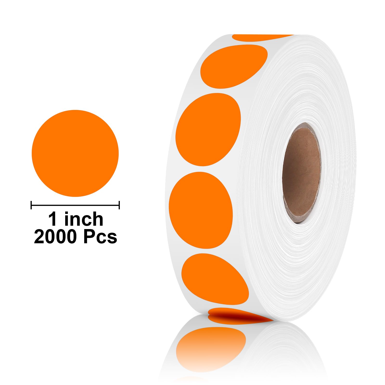 Snapklik.com : Pack Of 2000 Colored Dot Stickers Round Color Coding ...