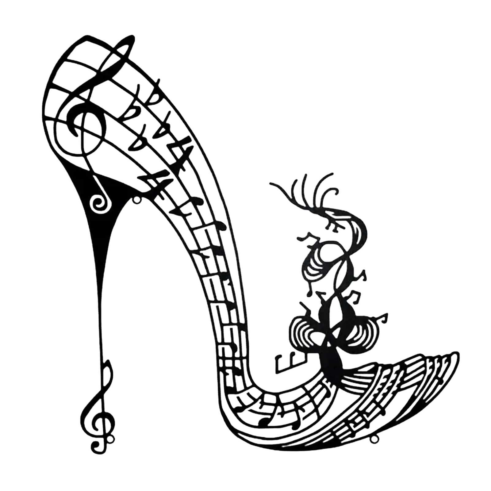 Par De Tacones Altos Clip Art Gráfico De Vector De Ilustración Del