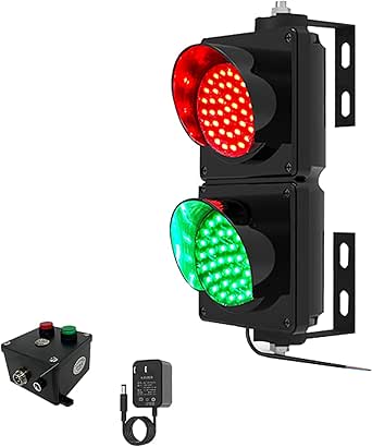 Amazon.com: Traffic Lights 2 Red/Green LED Loading Dock Traffic Lights Red/Green Stop and Go ...