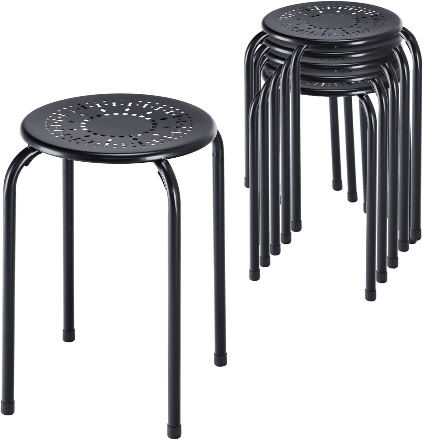 Amazon.com: EMMA + OLIVER Plastic Nesting Stack Stools - School/Office ...