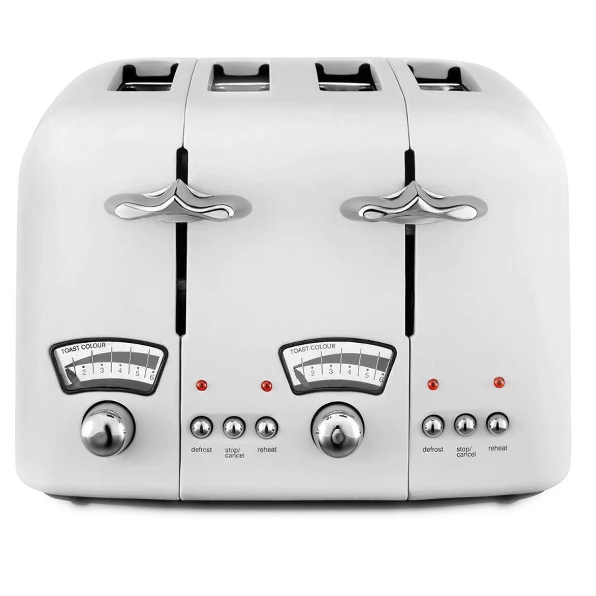 De'Longhi Argento Vibe Toaster CT04W1, 4 Slice Toaster With Extra-Lift ...