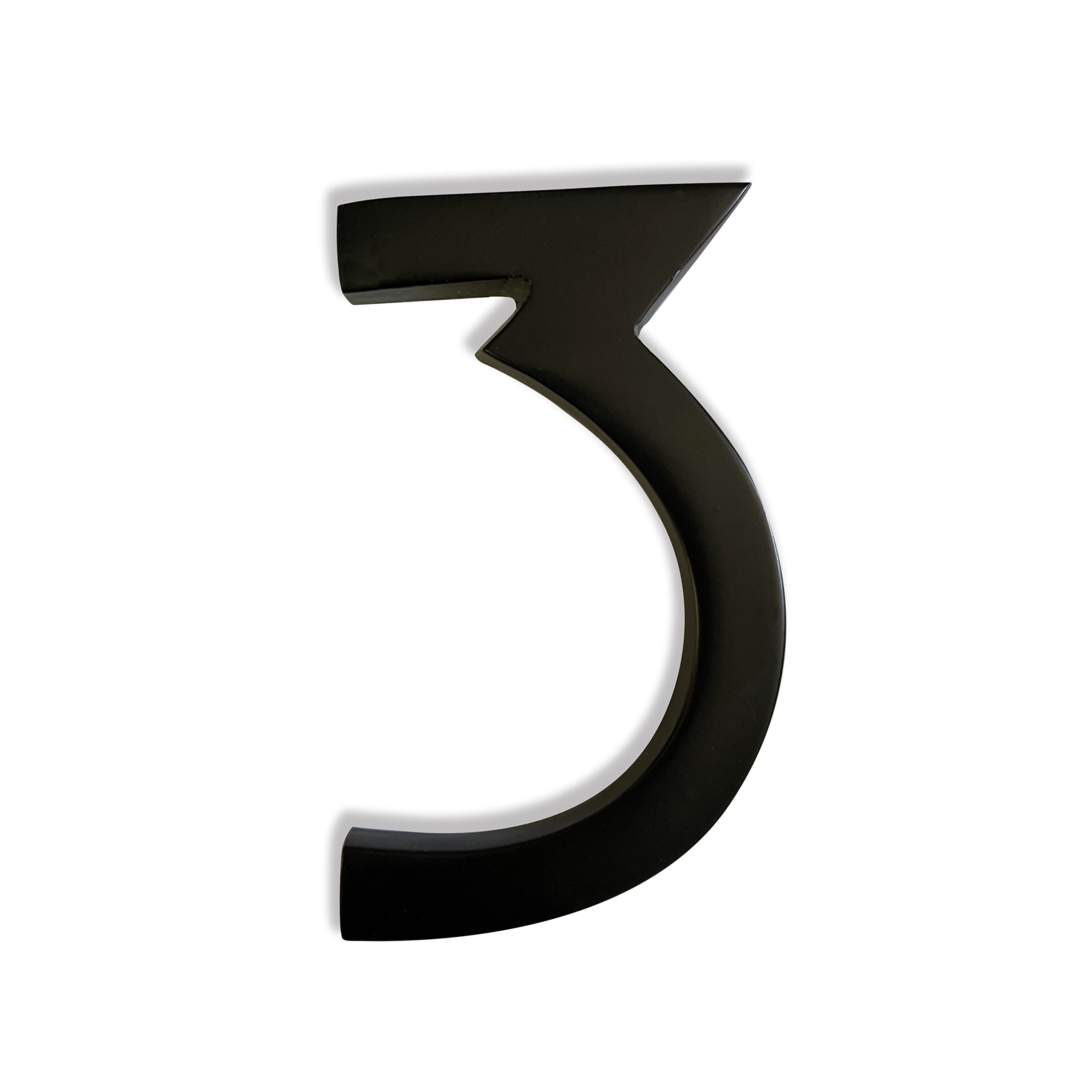 Snapklik.com : NACH Magnetic House Numbers, 4 Inch Aluminum Black House ...