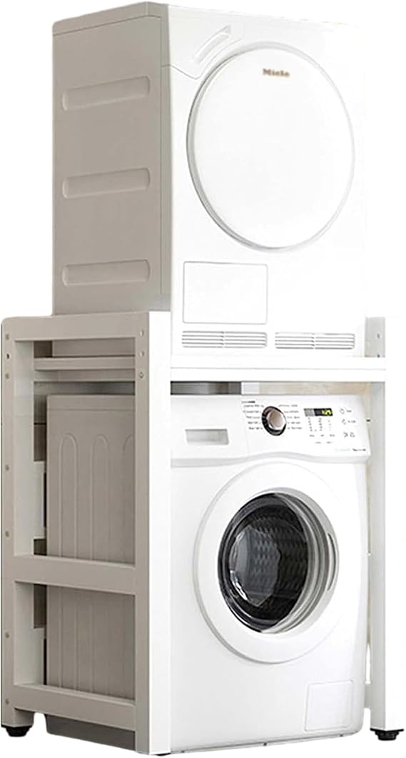 Adjustable Height Dryer Stand, Storage Rack over washing machine ...