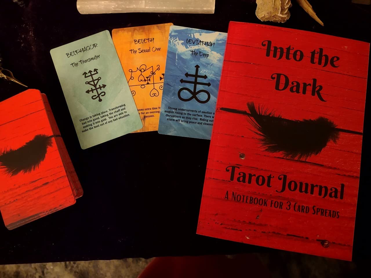 Into The Dark Demon Oracle Deck - Occult Tarot Cards with 72 Goetic ...
