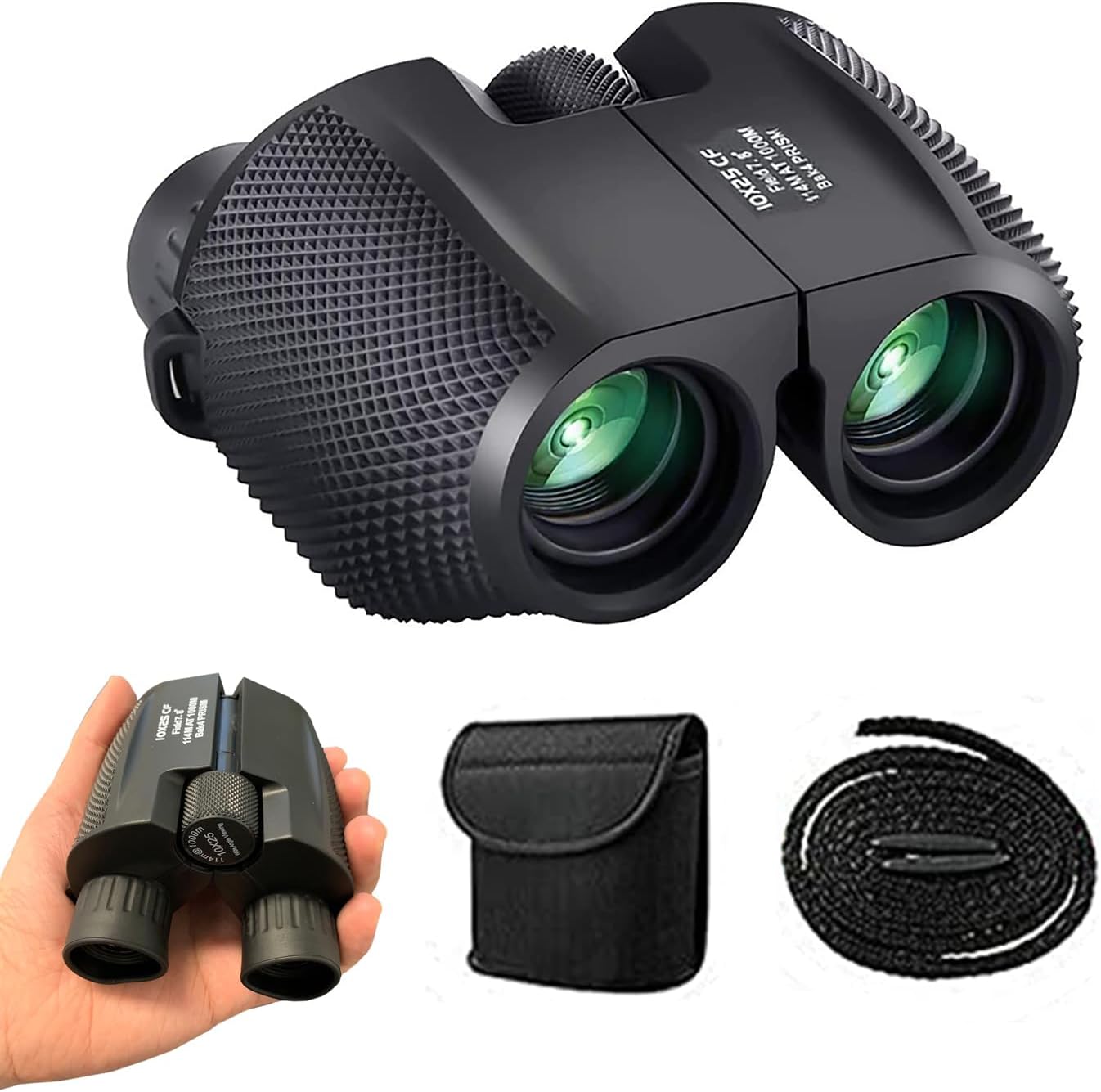 Aurosports 30x60 Folding Binoculars Telescope with Low Light Night ...