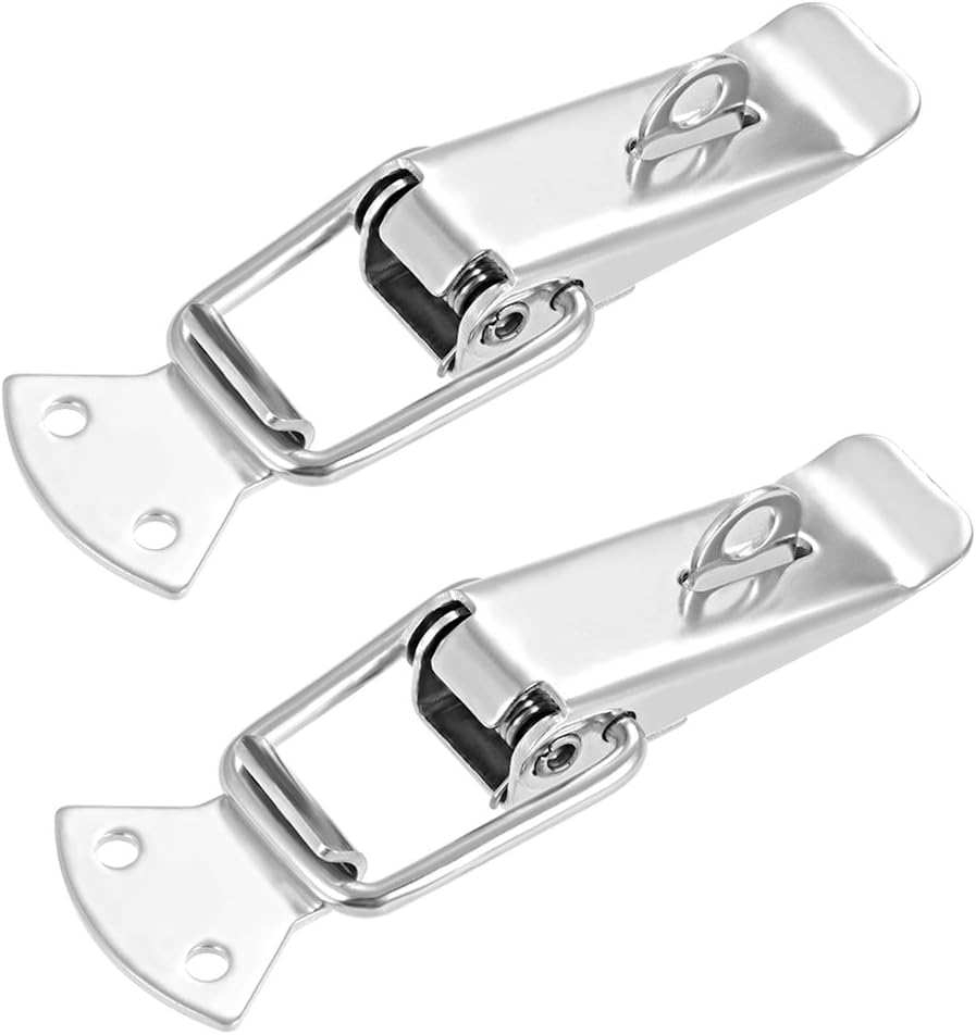 uxcell Spring Loaded Toggle Latches, 127mm Length Stainless Steel 304 ...