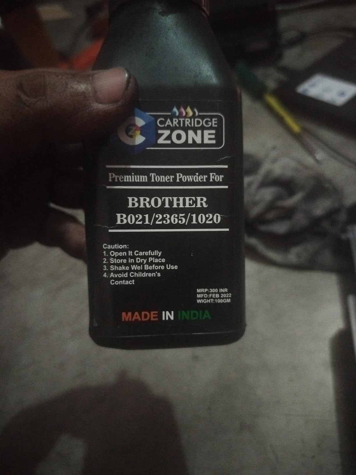 Toner Powder Refill for Brother TN 2365-100gm,Compatible Brother DHL ...