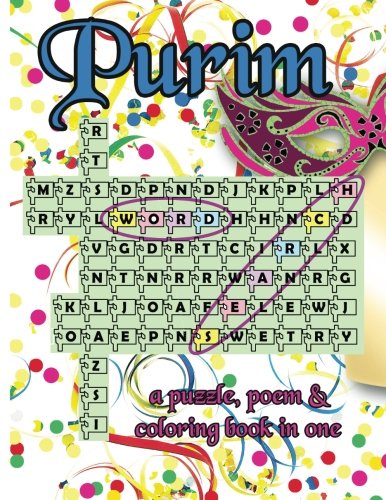 Purim Word Search: A Puzzle, Poem, and Coloring Book in One : Amazon.ae ...
