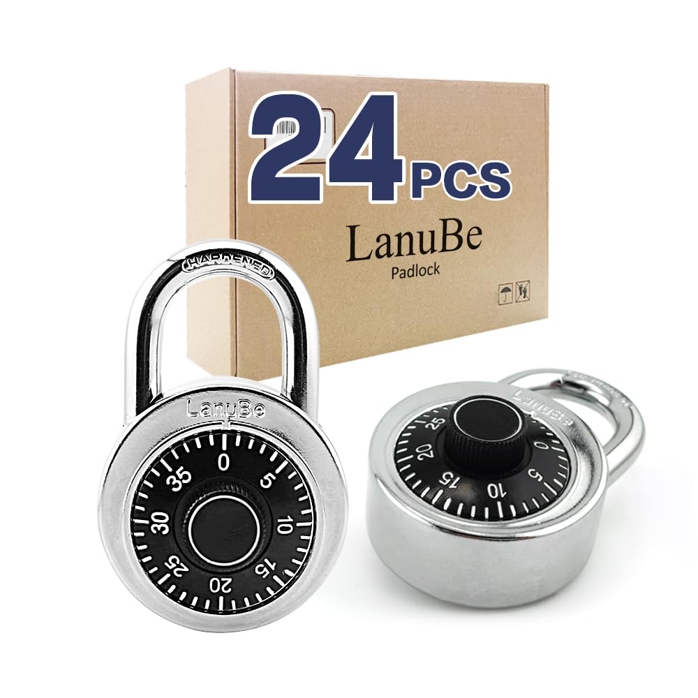 Snapklik.com : LanuBe Lock Standard Dial Combination Lock, 2 In Wide