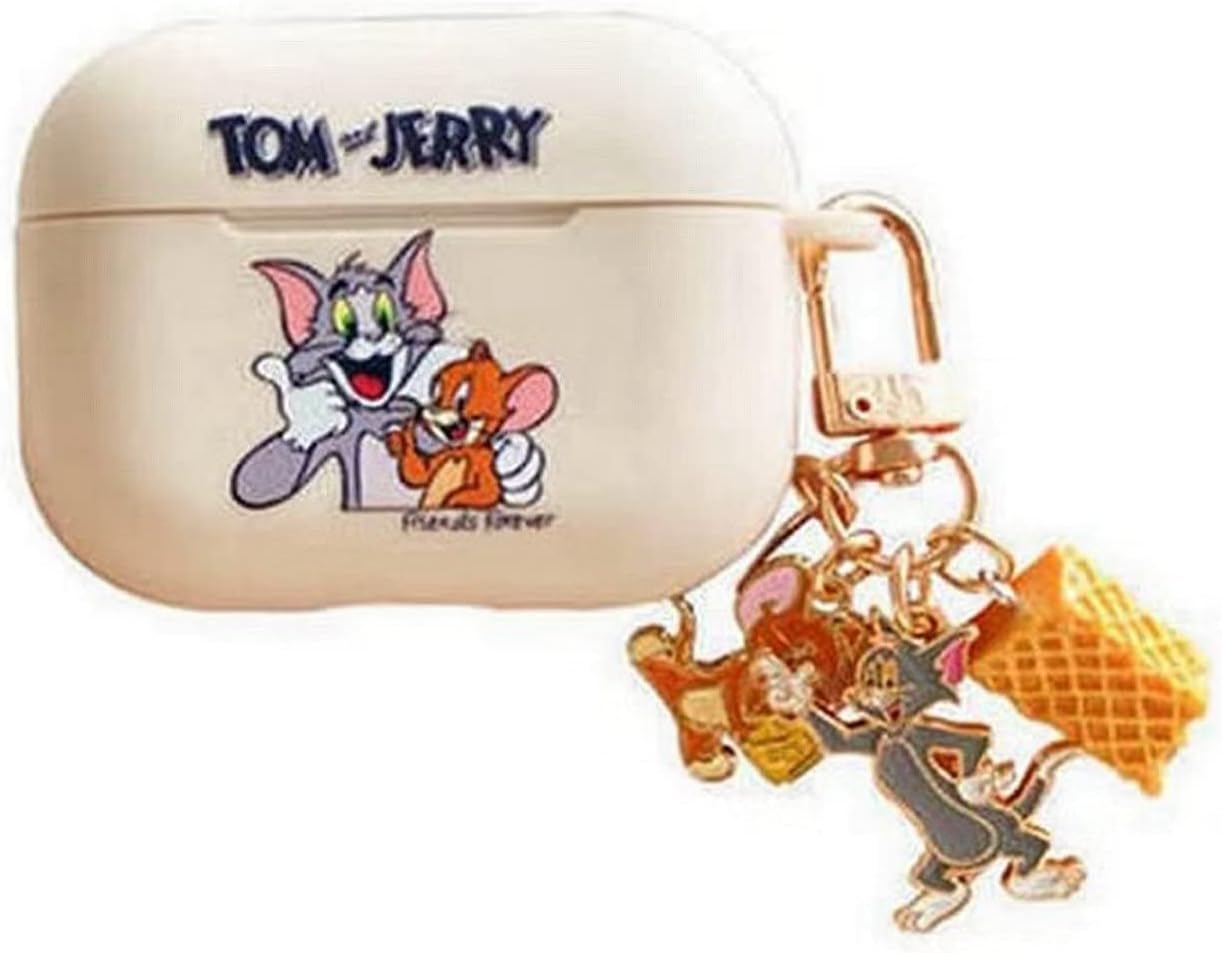 Amazon | PANASA トムとジェリー AirPods Pro 用 ケース エアポッドプロ ケース Tom and Jerry エア ...