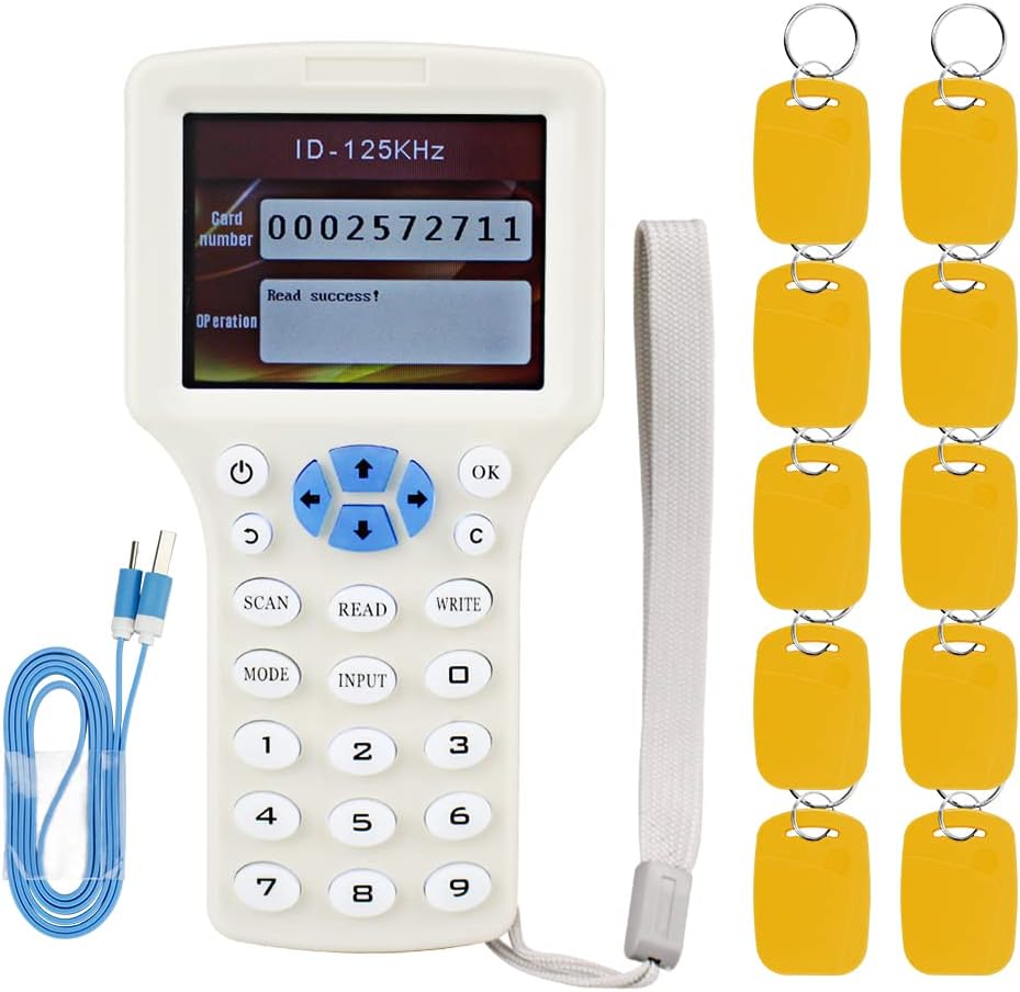 OBO HANDS Inglese RFID NFC Copier Reader Writer Duplicator 10 frequenze programmatore con ...