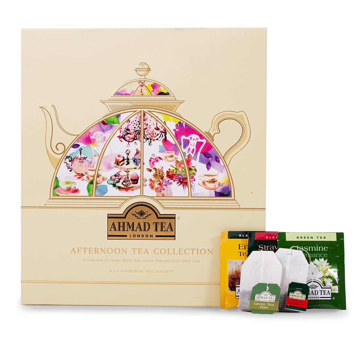 Ahmad Tea Afternoon Tea Selection Pack | Black teas, Green teas, Fruit teas | Perfect tea gift ...