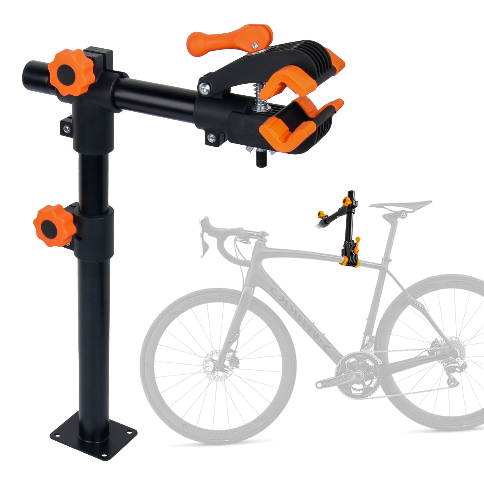 Snapklik.com : Bike Repair Stand, Wall Workbench Mount Rack, Adjustable ...