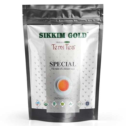 SIKKIM GOLD-BLACK TEA | SIKKIM ORGANIC TEMI TEA| 200 GMS | AUTHENTIC ...
