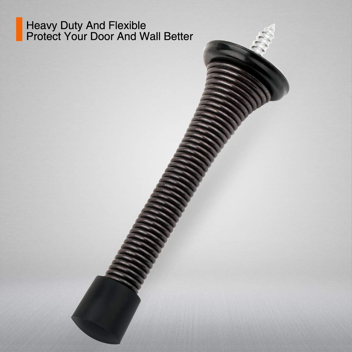 Snapklik.com : KOVOSCH 2 Pack Spring Door Stopper Oil Rubbed Bronze - 3 ...