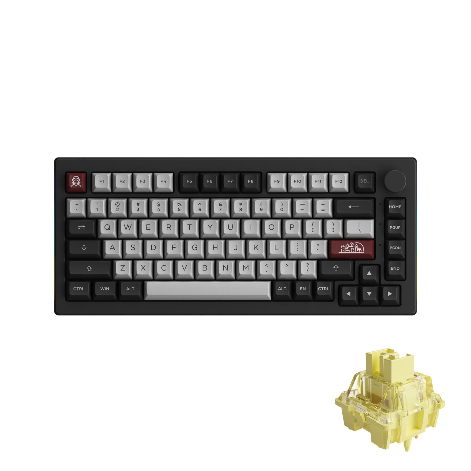 Snapklik.com : Akko Dracula Castle Mechanical Keyboard 5075B Plus 75% ...