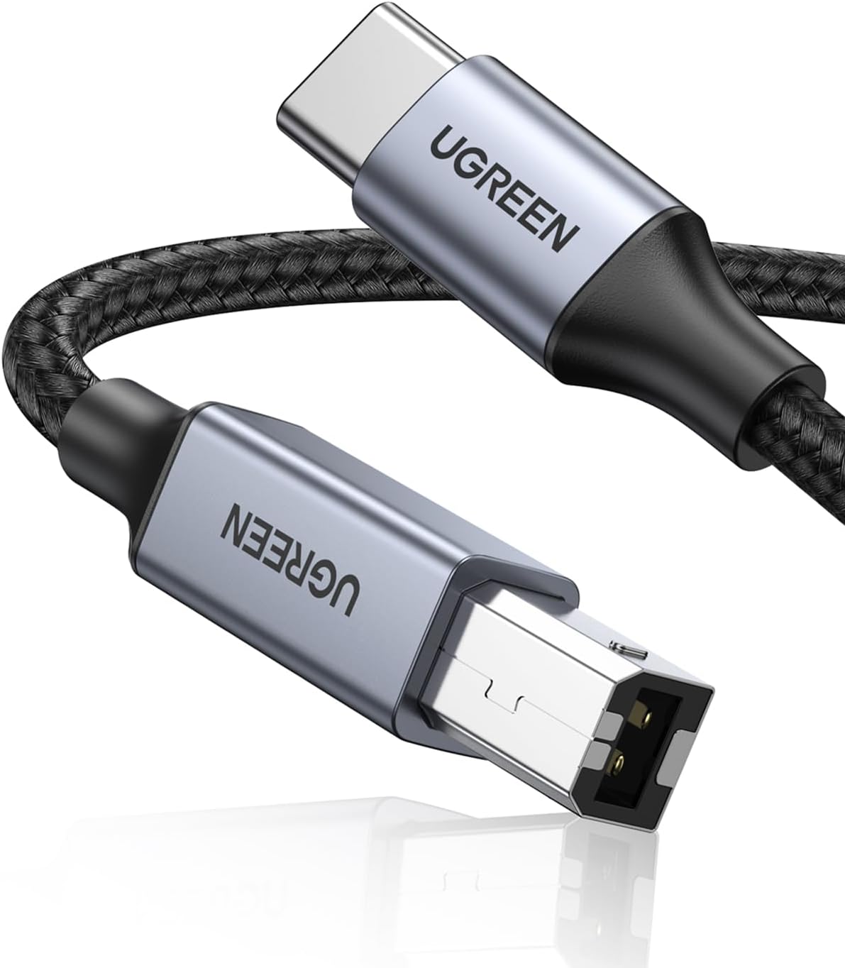 Amazon.com: UGREEN USB Printer Cable 5 FT Bundle with USB B to USB C ...