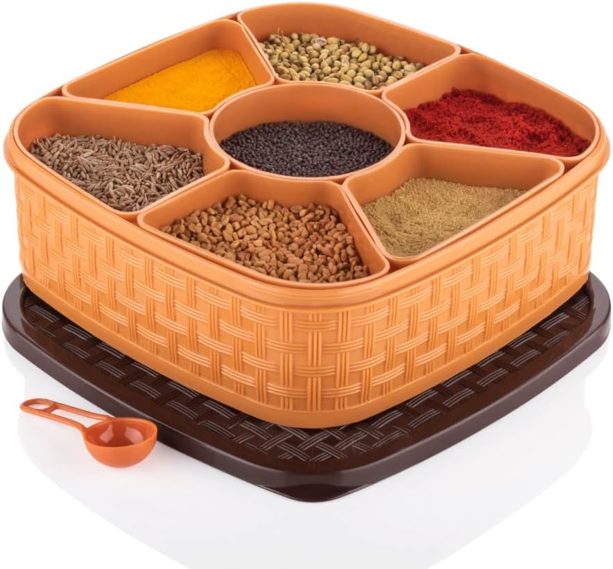 Amazon.com: UNIMITY Plastic Square Multipurpose Masala/Spice/Dry Fruit ...
