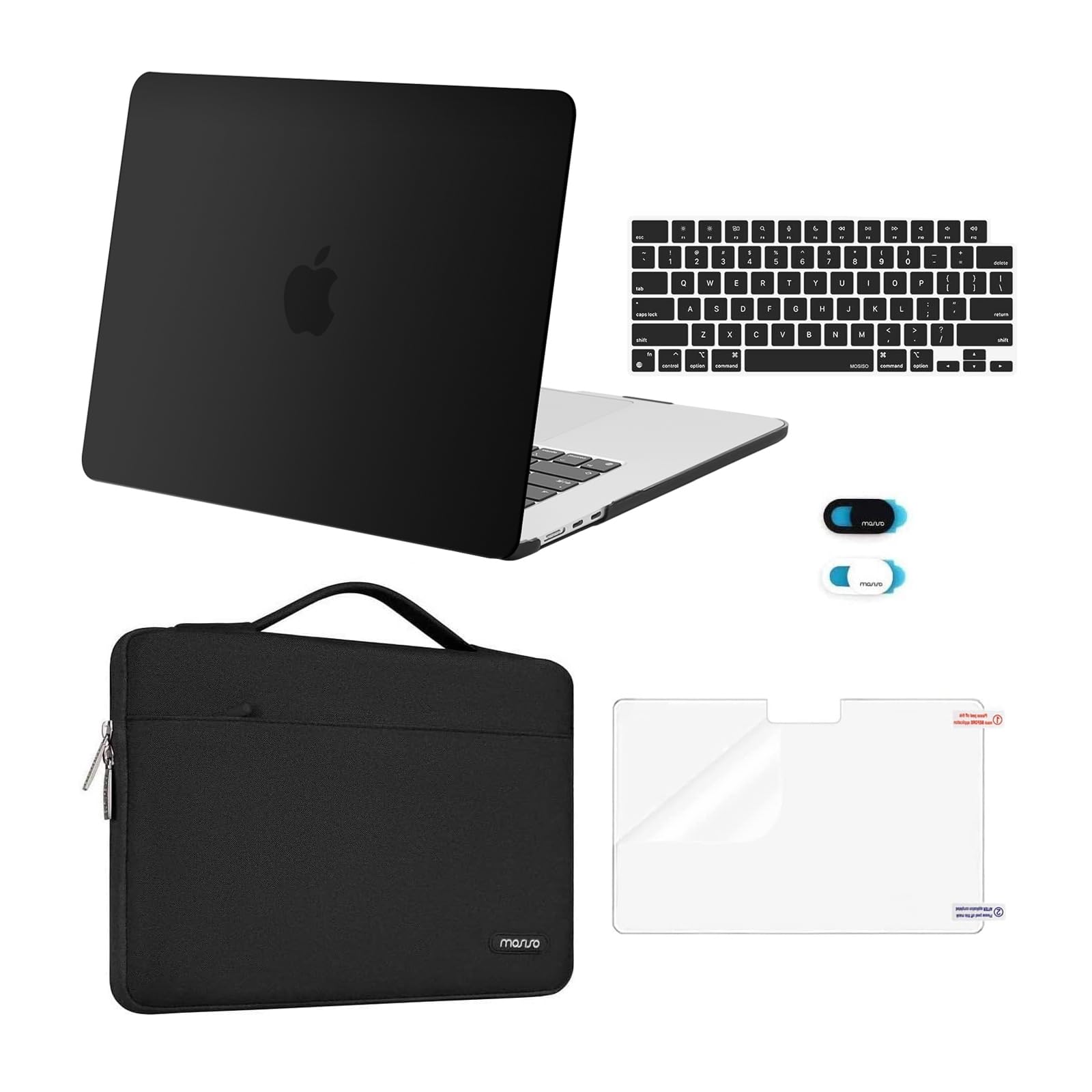 Amazon.com: MOSISO Compatible with MacBook Air 15 inch Case 2024 2023 ...