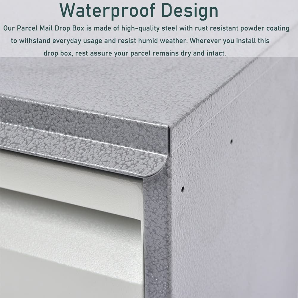 Smart Parcel Drop Box Porch Large Capacity Package Delivery Box ...