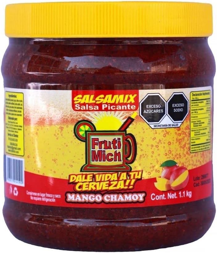 Frutimich pulpa para escarchar micheladas sabor Mango Chamoy : Amazon ...