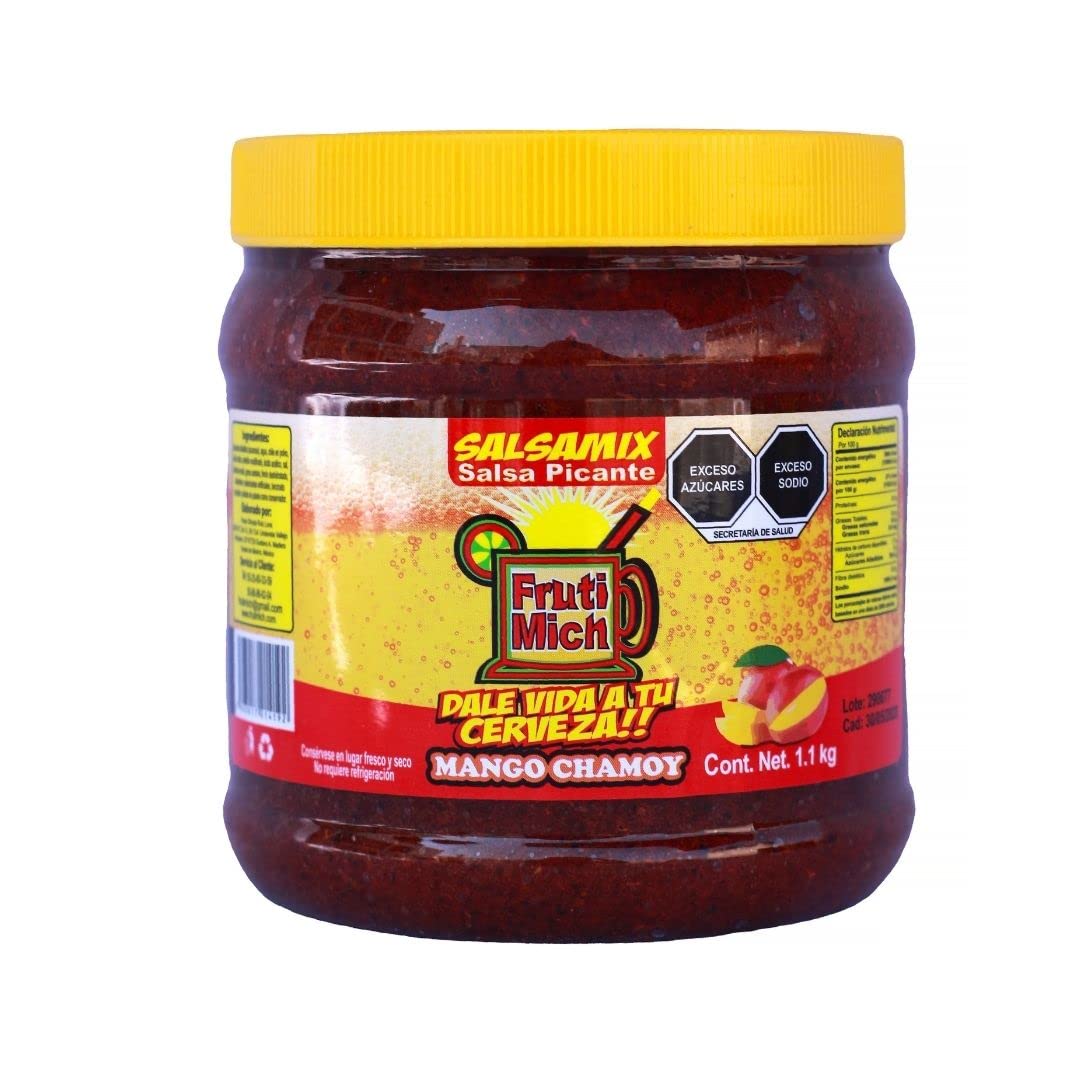 Frutimich pulpa para escarchar micheladas sabor Mango Chamoy : Amazon ...
