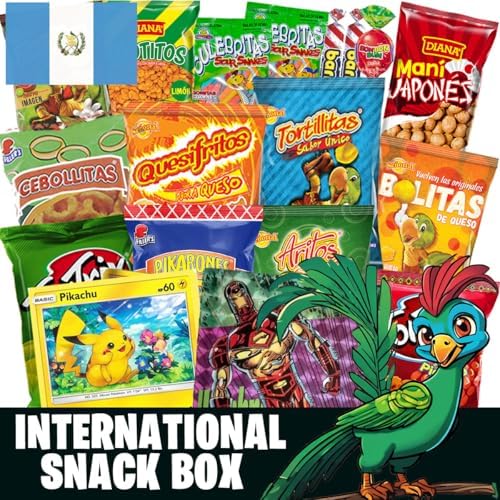 Amazon.com : Charloo Exotic Snacks From Around the World Box + FREE ...