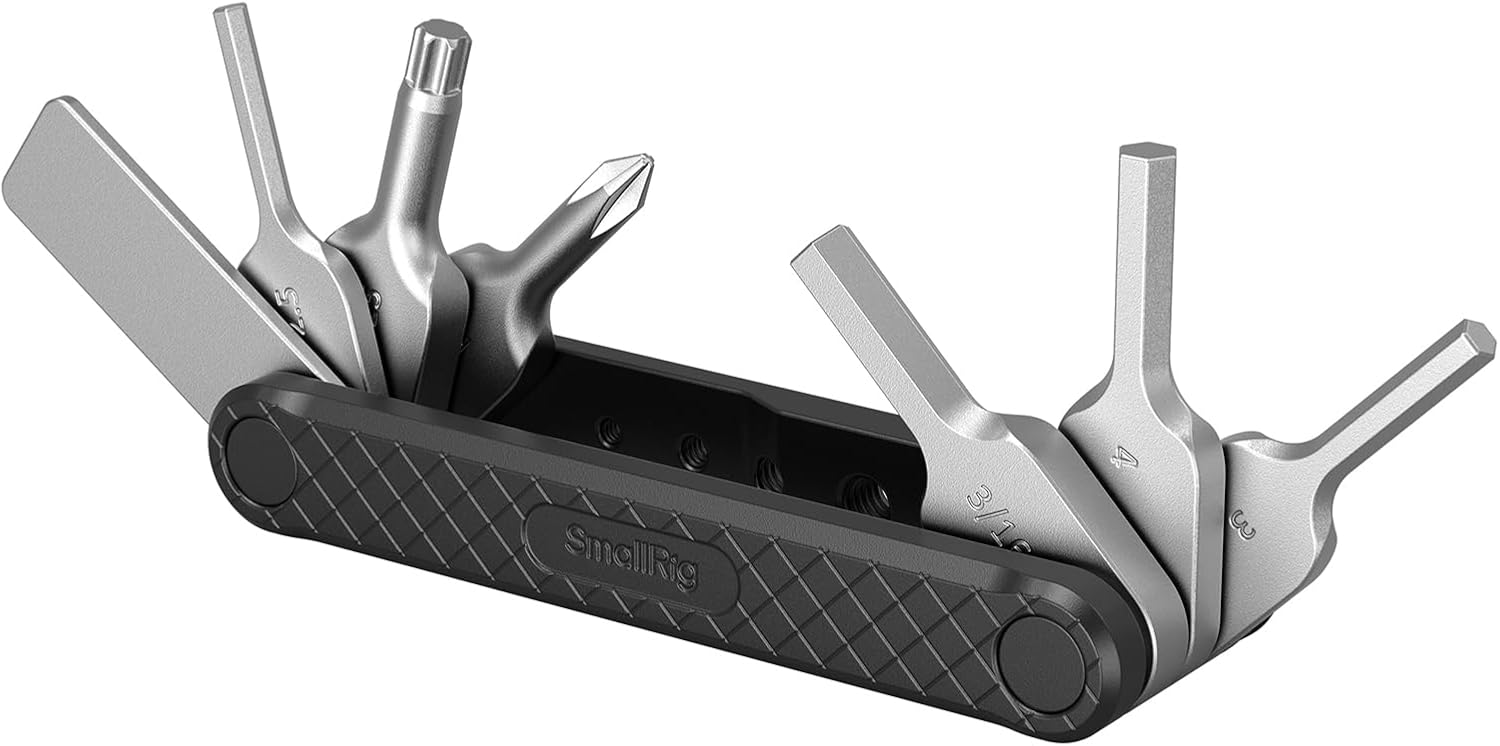 SMALLRIG Camera Tool, Folding Tool Set with Screwdrivers and Wrenches ...