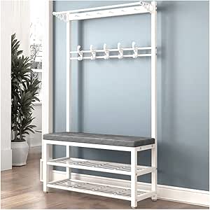 Amazon.com: YAWEDA 4-in-1 Entryway Coat Shoe Rack, Entry Hall Tree ...