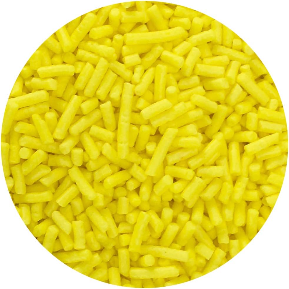 Amazon.com: DecoPac Yellow Sprinkles | Extra Large 26oz Pack | Cake ...