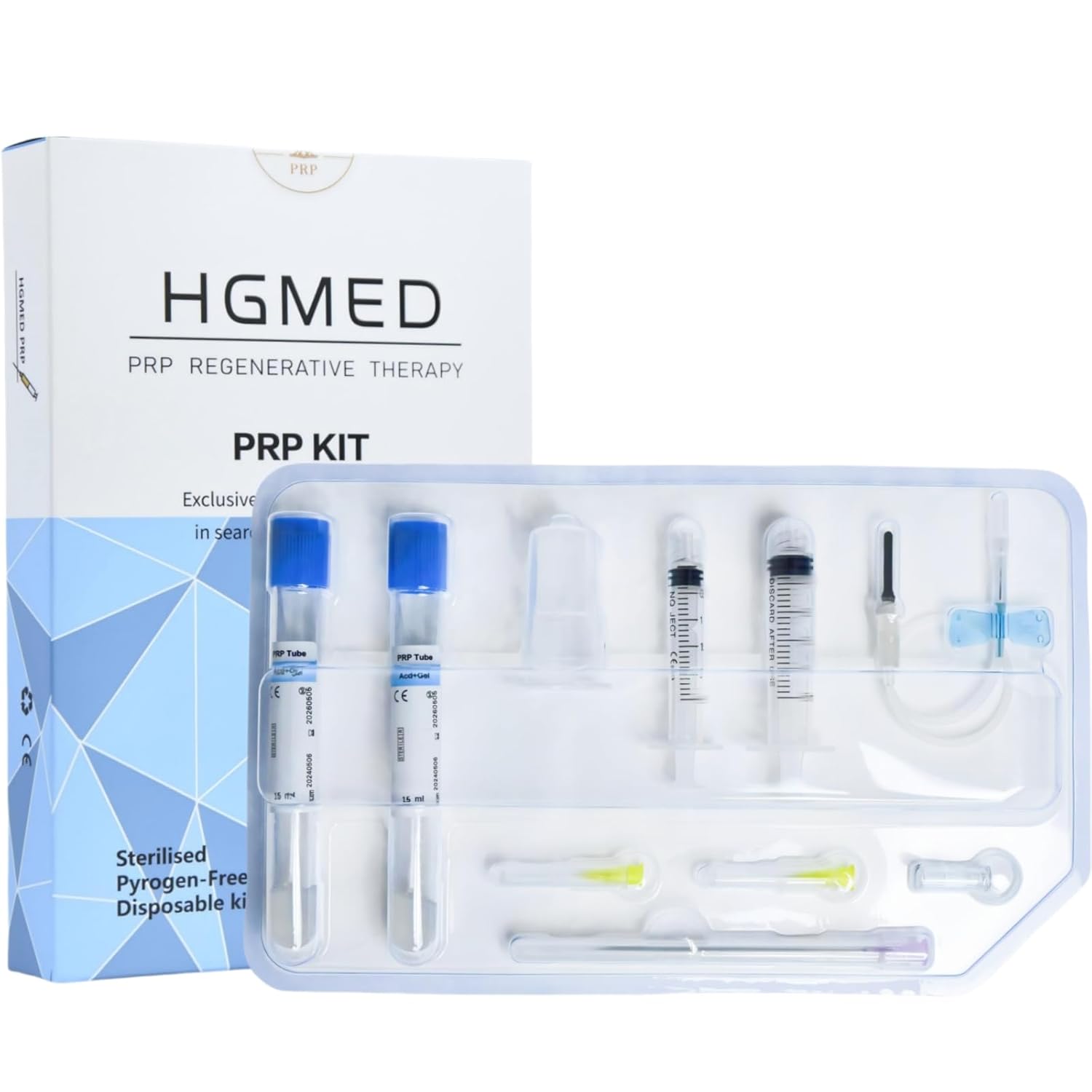 Amazon.com: HGMED PRP KITS 2pcs 15ml Separation Gel and Anticoagulant ...