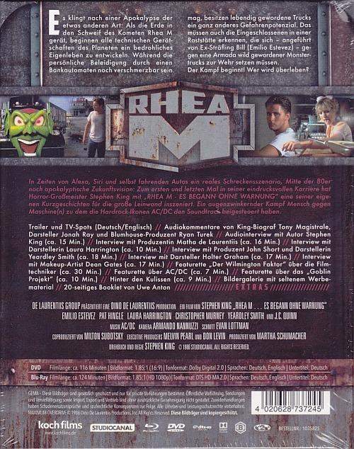 Stephen Kings Rhea M... Es begann ohne Warnung (Mediabook B) (+ DVD ...