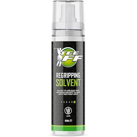 Tee Off - Golf Regripping Solvent Spray | Grip Tape Activator Solution ...