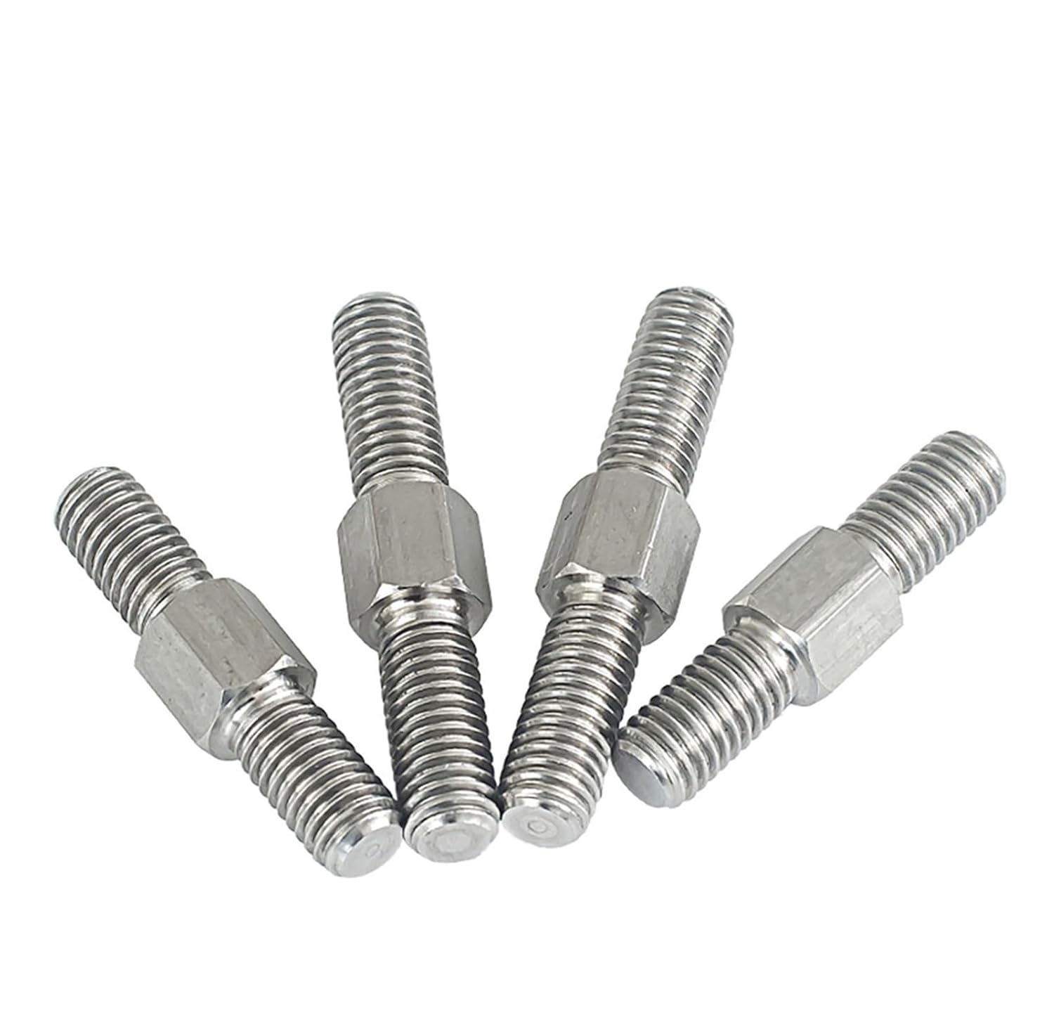 WALENI M4-M16 Left and Right Thread Double End Thread Rod 304 Stainless ...