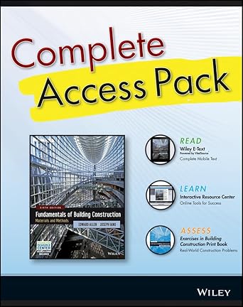 Buy Building Construction 6th Edition Complete Access Pack with Wiley E ...