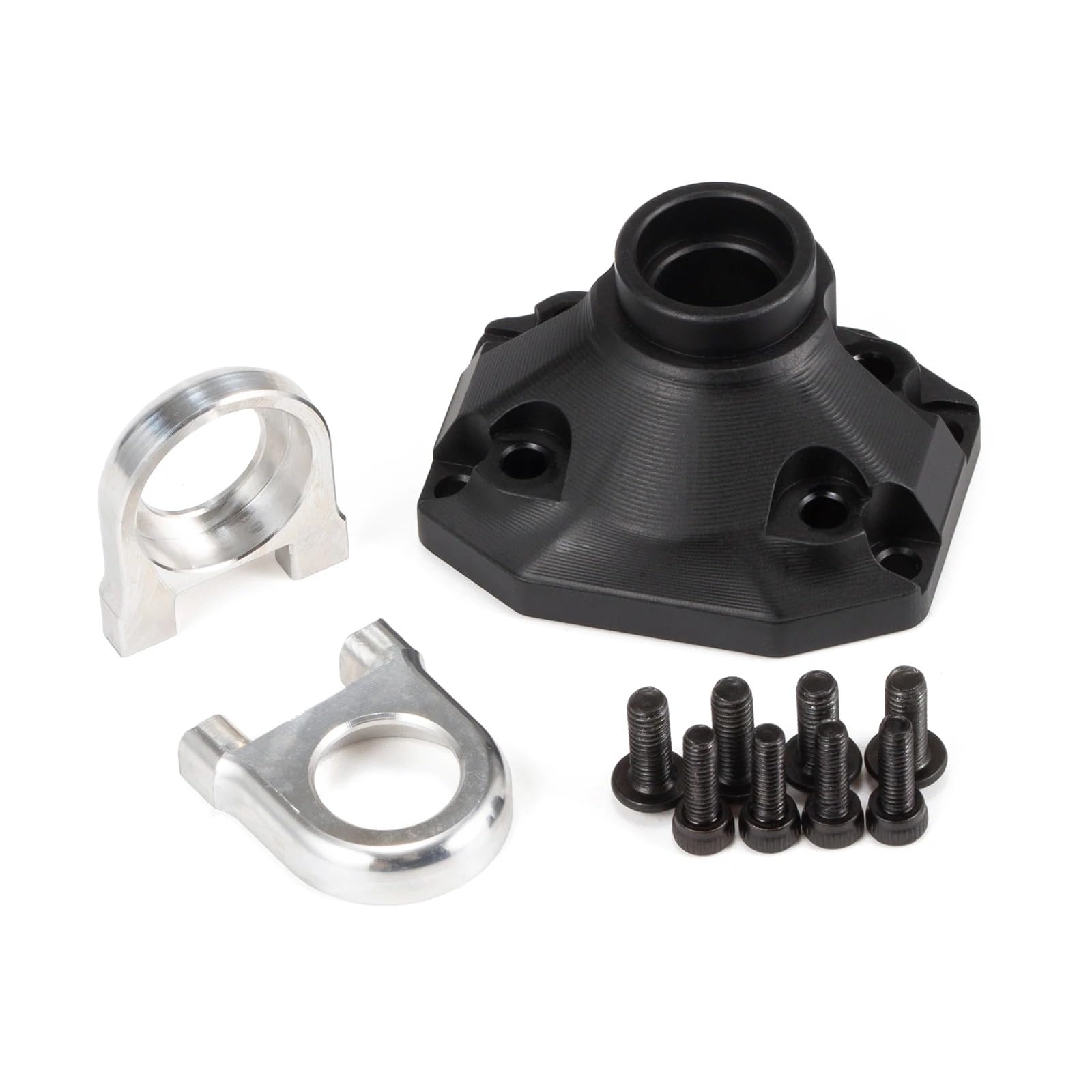 Amazon.com: Aluminum Front Rear Diff Cover Bearing Retainers Third ...